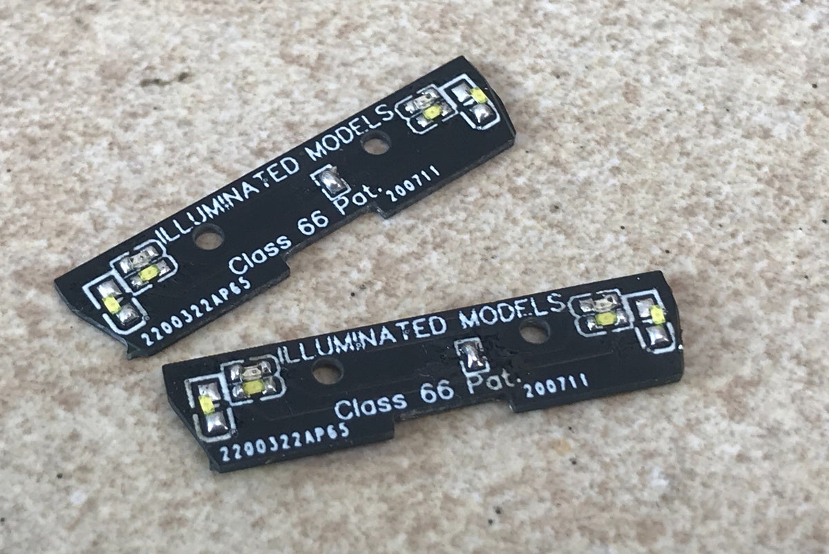 Bachmann class 66 lighting upgrade 66-2 – Illuminated models